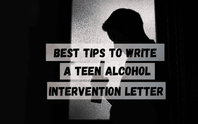 How to Write a Teen Alcohol Intervention Letter For a Teen - Keyhealthcare